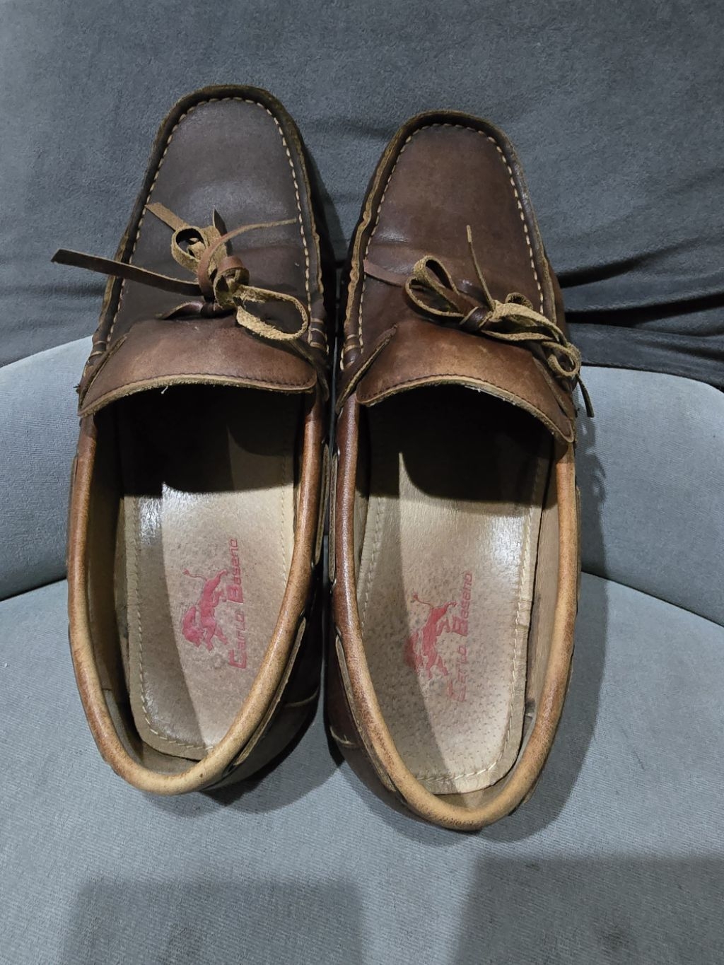 รองเท้าโลฟเฟอร์สำหรับผู้ชาย Cole Haan Gunnison Driver C13215 สีน้ำตาล ...