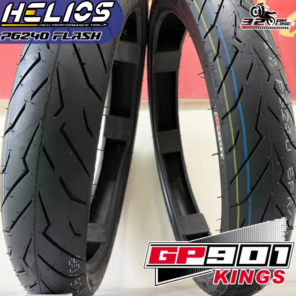 ยางป้ายฟ้า!! ยาง HELIOS GP901 รุ่น P6240 FLASH ขอบ 10 , ขอบ 12 , ขอบ 13 ...