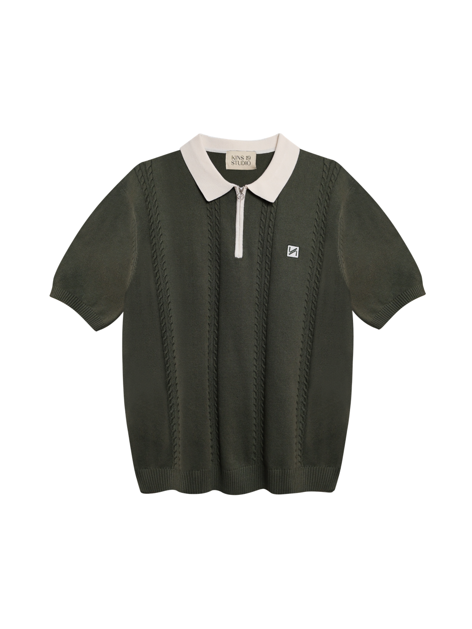 KINS 19 STUDIO | KINS Knit Zip Polo - Festive Glow Edition เสื้อโปโลซิป ...