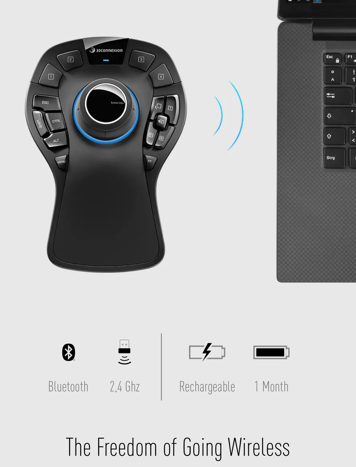 3Dconnexion SpaceMouse® Pro Wireless (3DX-700119) | Shopee Thailand