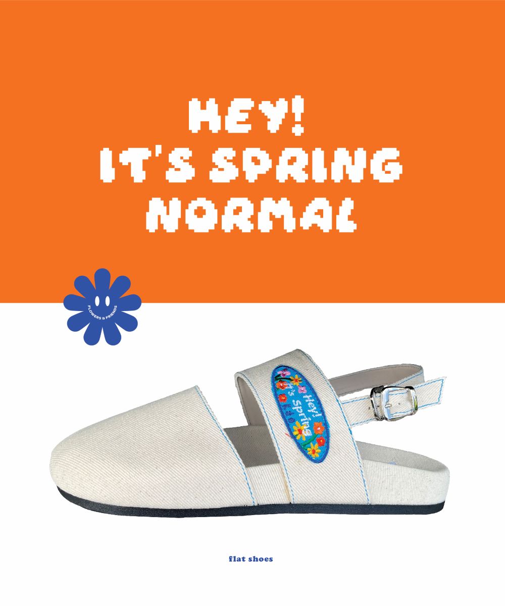 Preorder-Hey! it’s spring-รองเท้ารัดส้นแบบหัวปิด | Shopee Thailand