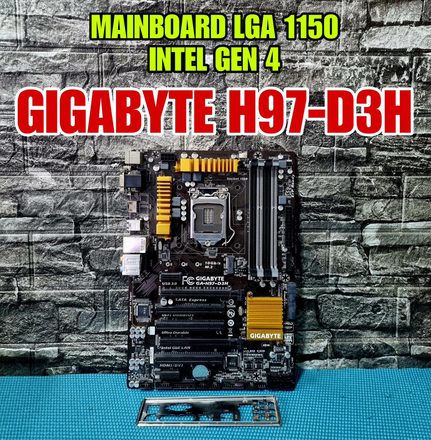 (ร้านในไทย) เมนบอร์ด 1150 รองรับ CPU INTEL GEN 4 ** มีของพร้อมส่งทันที ...