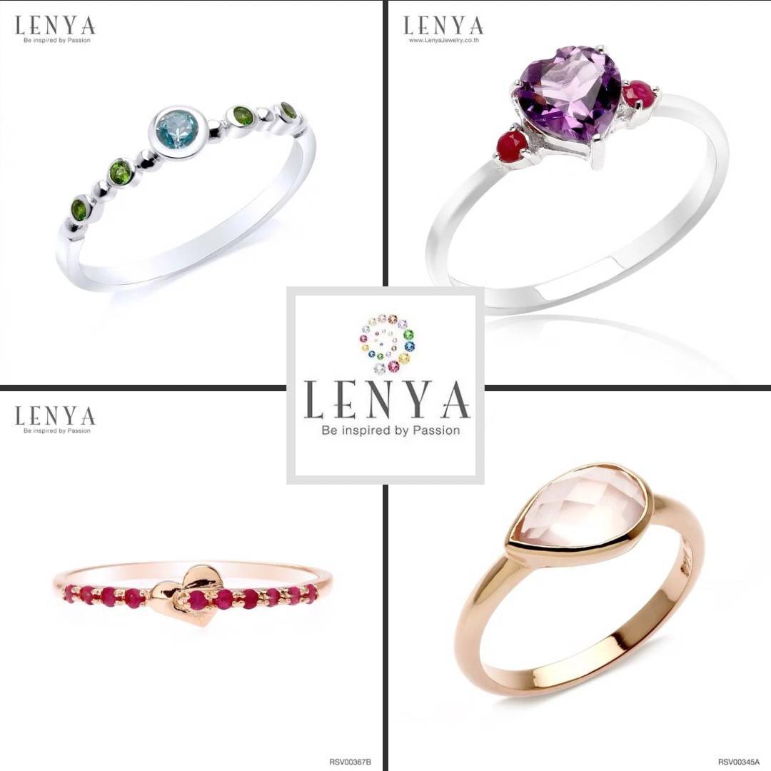LENYA สร้อยคอ Blue Topaz Chrome Diopside เงินแท้ 925 ชุบทองคำขาว เสริม ...