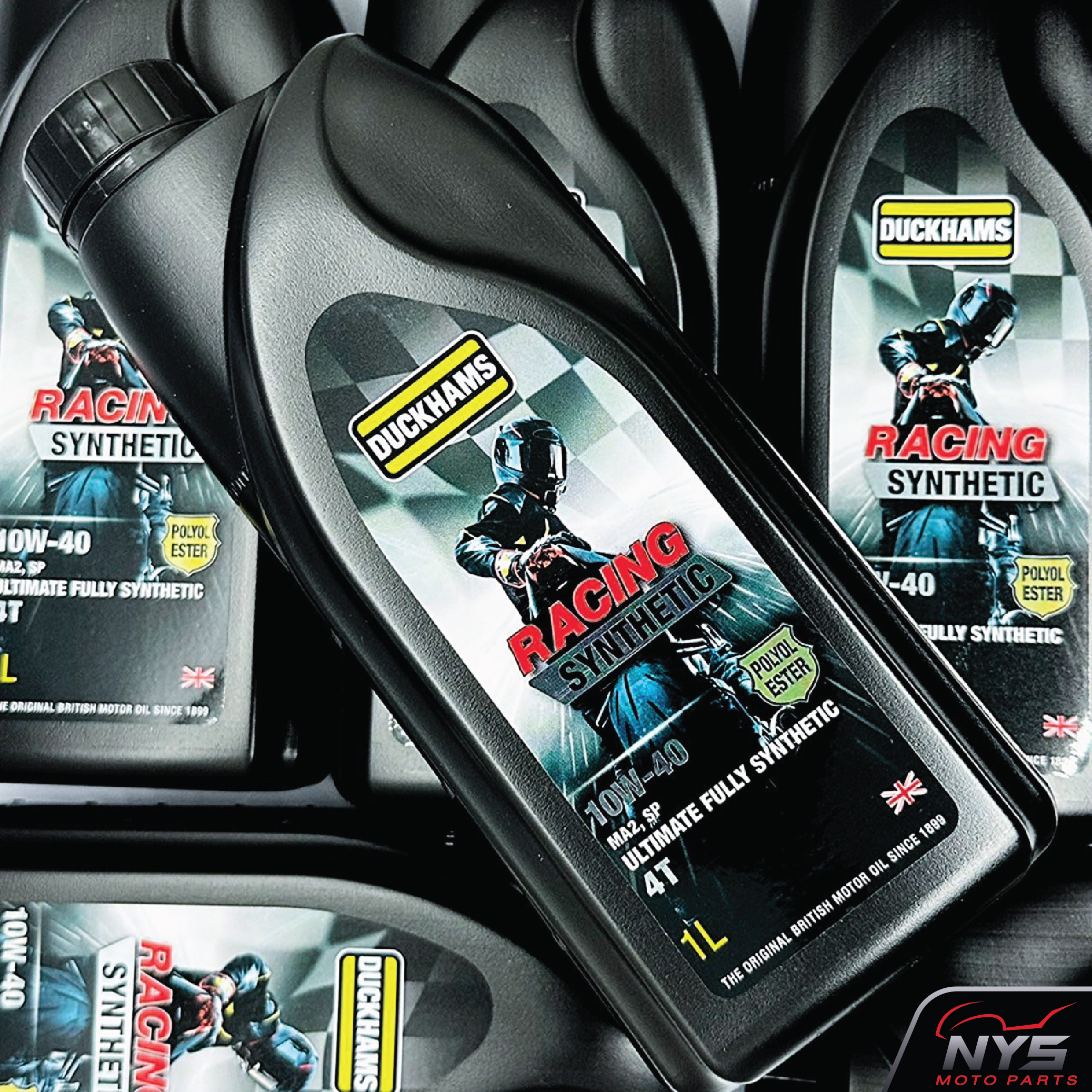 Duckhams 10W-40 SYNTHETIC 4T ขนาด1L น้ำมันเครื่องดั๊กแฮมส์สังเคราะห์แท้ ...