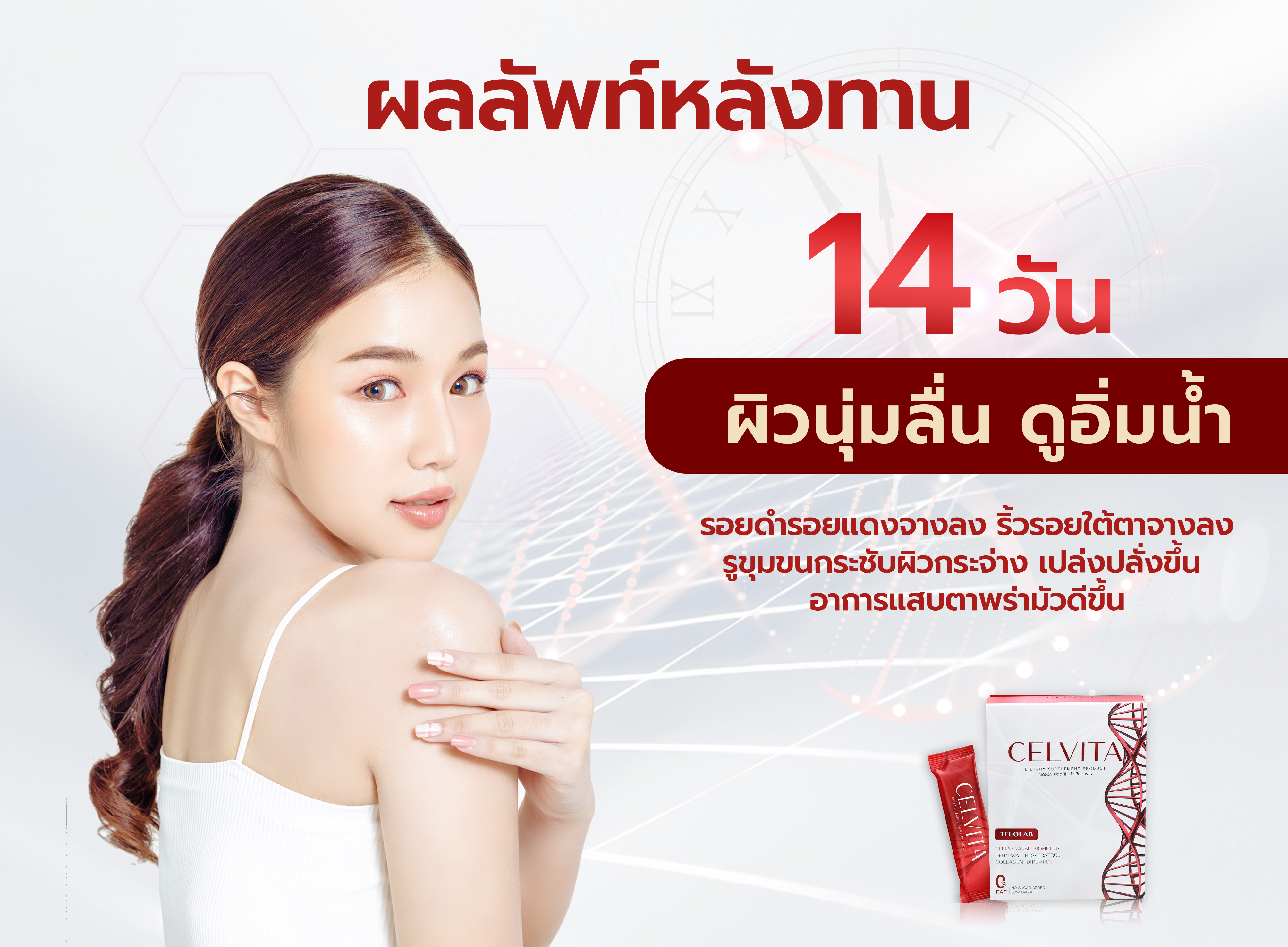 TV Direct - CELVITA TELOLAB 4 กล่อง แถมเซรั่ม 1 ขวด บำรุงผิว ชะลอความ ...