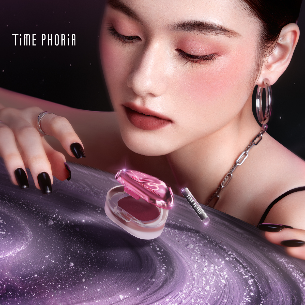 Time Phoria Orbita Lip And Cheek 3 in 1 Blurring Pot | บลัชออน+ลิปโคลน+อายแชโดว์ | Shopee Thailand