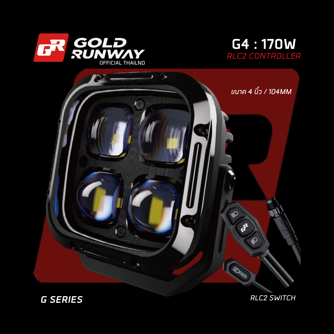 GOLD RUNWAY GR G4 G7 CUTOFF LED FULL SET IP68 ไฟสปอร์ตไลท์ ไฟตัดหมอก ...