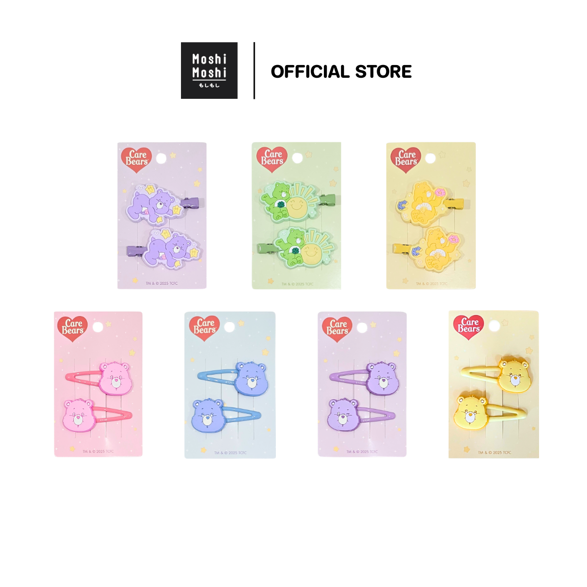 Moshi Moshi กิ๊บติดผม ลาย Care Bear ลิขสิทธิ์แท้ กิ๊บติดผมน่ารักๆ รุ่น ...