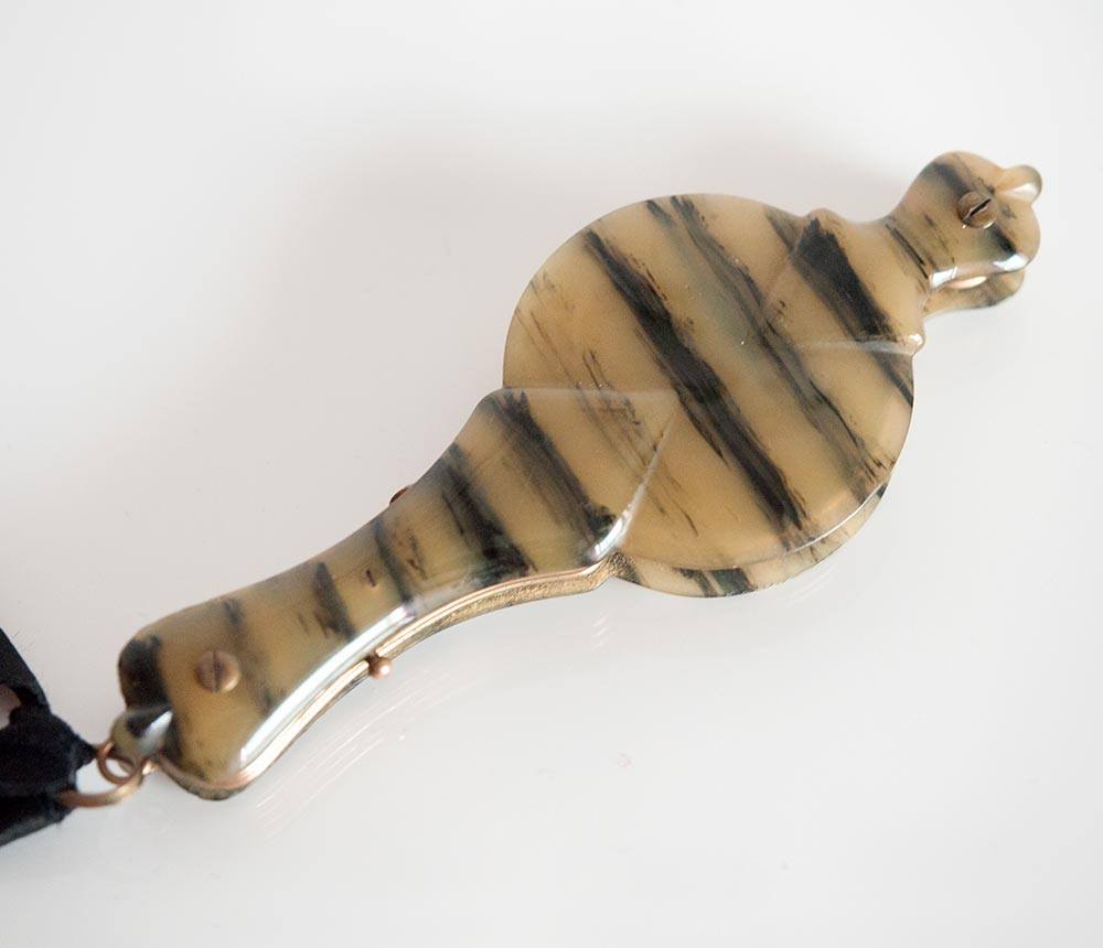 Antique Horn Lorgnette Folding มือสองสภาพดีมาก | Shopee Thailand