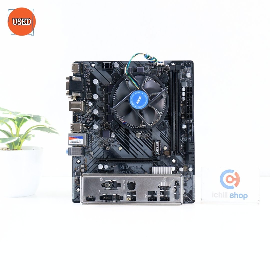 ชุดซีพียูพร้อมเมนบอร์ด CPU: INTEL CORE I3-10100 + MB: ASROCK H510M-HDV ...
