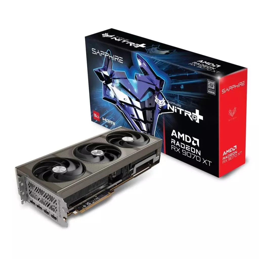 VGA การ์ดจอ SAPPHIRE NITRO + AMD Radeon RX 9070 XT GAMING OC 16GB ...