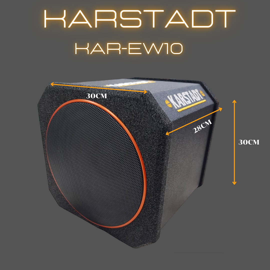 ตู้ซับสำเร็จรูปขนาด 10 นิ้ว KARSTADT KAR-EW10 Subwoofer 1000 watts max ...