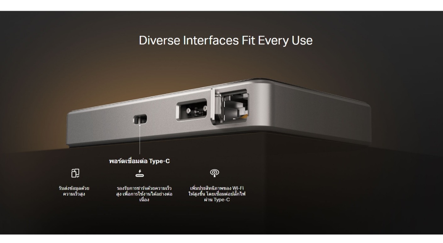 TP-Link M8550 5G Mobile Wi-Fi Router AXE3600 พ็อกเก็ตไวไฟ 5G Wi-Fi 6E ...