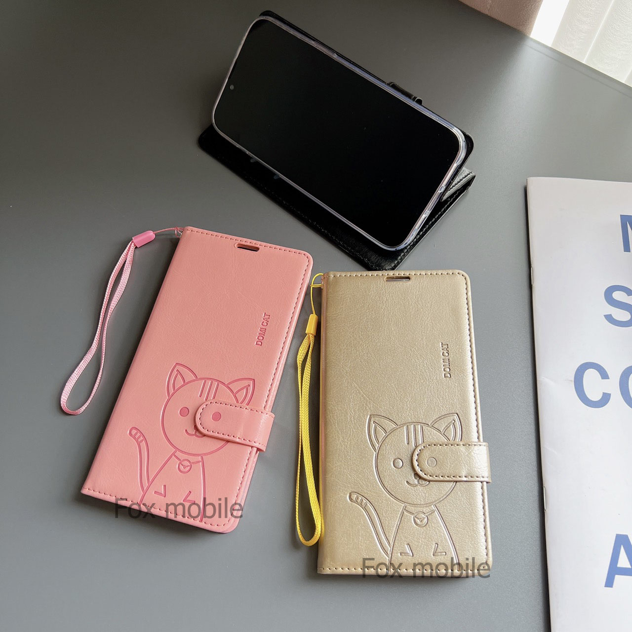 DOMICAT เคสกระเป๋า เคสฝาพับหนัง เปิดปิดได้ สำหรับ OPPO A6Pro A5i A5X A5 ...