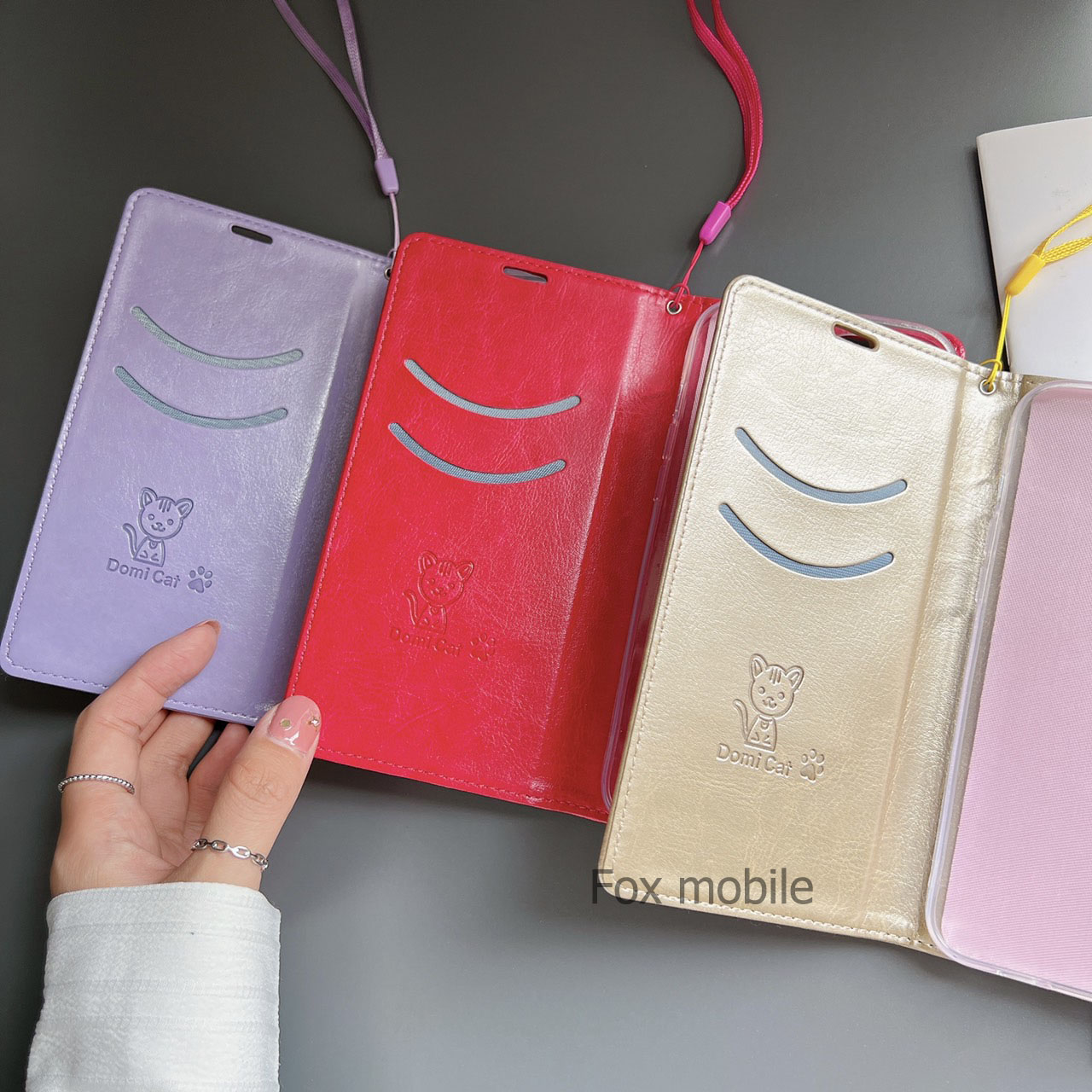 DOMICAT เคสกระเป๋า เคสฝาพับหนัง เปิดปิดได้ สำหรับ OPPO A6Pro A5i A5X A5 ...