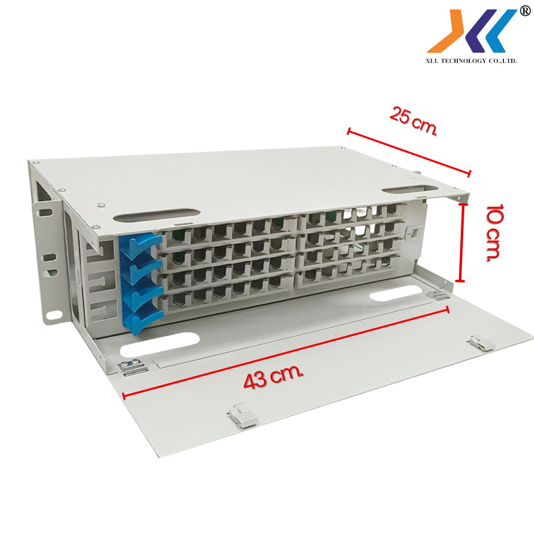 ODF Rack Mount 48 Core รองรับ SC/LC Duplex สำหรับตู้ Rack 19 นิ้ว ...