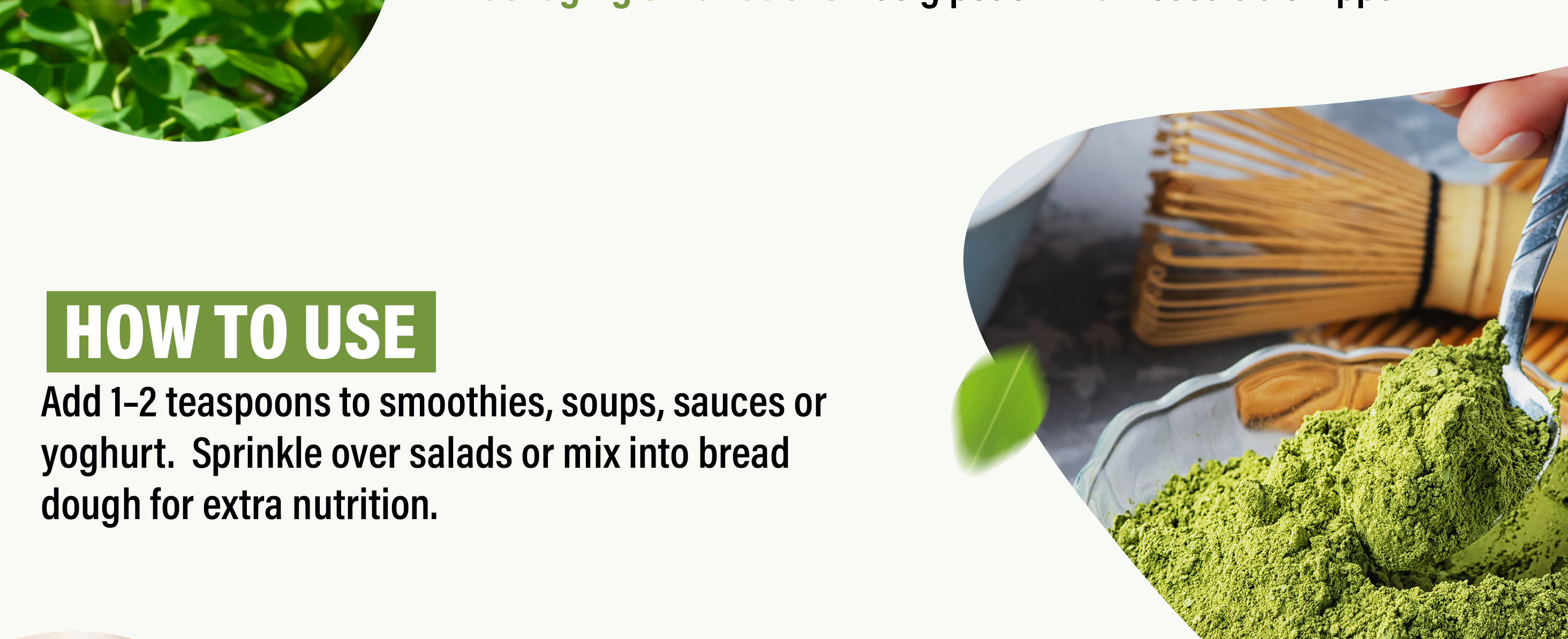 Gourmazia USDA Organic Moringa Leaf Powder – Shade-Dried Moringa ...