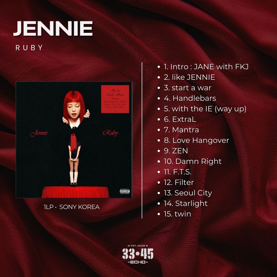 [แผ่นเสียง Vinyl LP] Jennie - Ruby 1LP [ใหม่และซีล SS] | Shopee Thailand