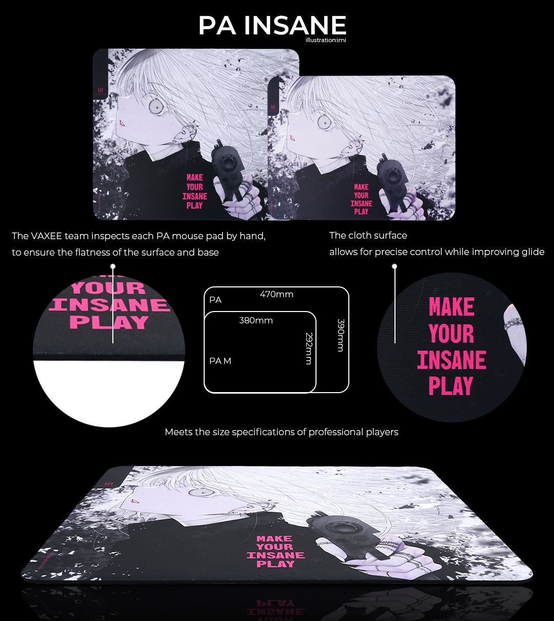 VAXEE PA INSANE Mousepad Series | Shopee Thailand