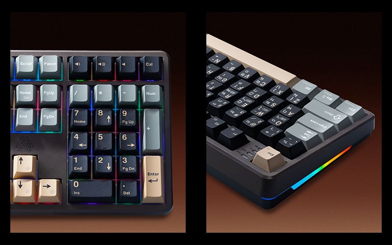 WIRELESS KEYBOARD (คีย์บอร์ดไร้สาย) EGA CMK7 RED SWITCH EN/TH - WHITE ...