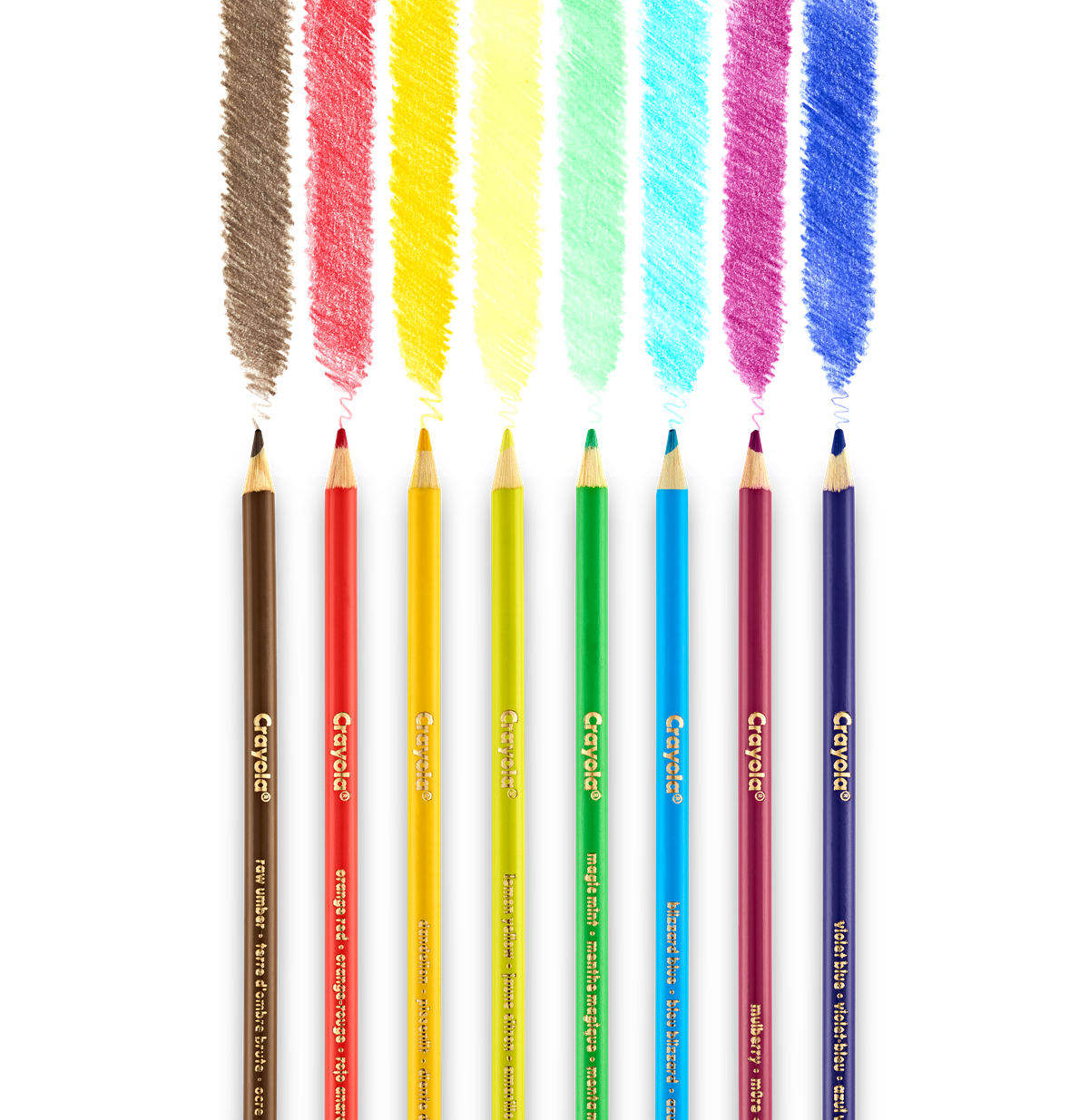 Crayola 8Ct Limited Edition Colored Pencils ดินสอสีไม้ 8สี 68-2128 ...
