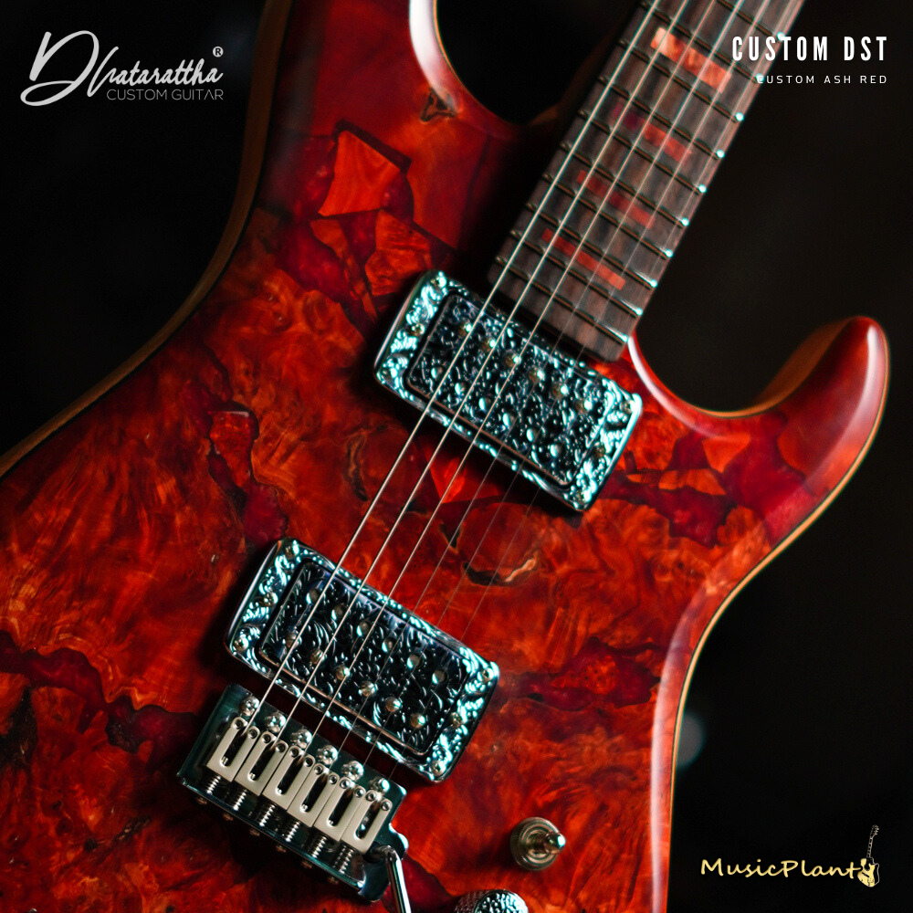 กีตาร์ไฟฟ้า Dhatarattha - Custom DST Swamp Ash | Red | Shopee Thailand