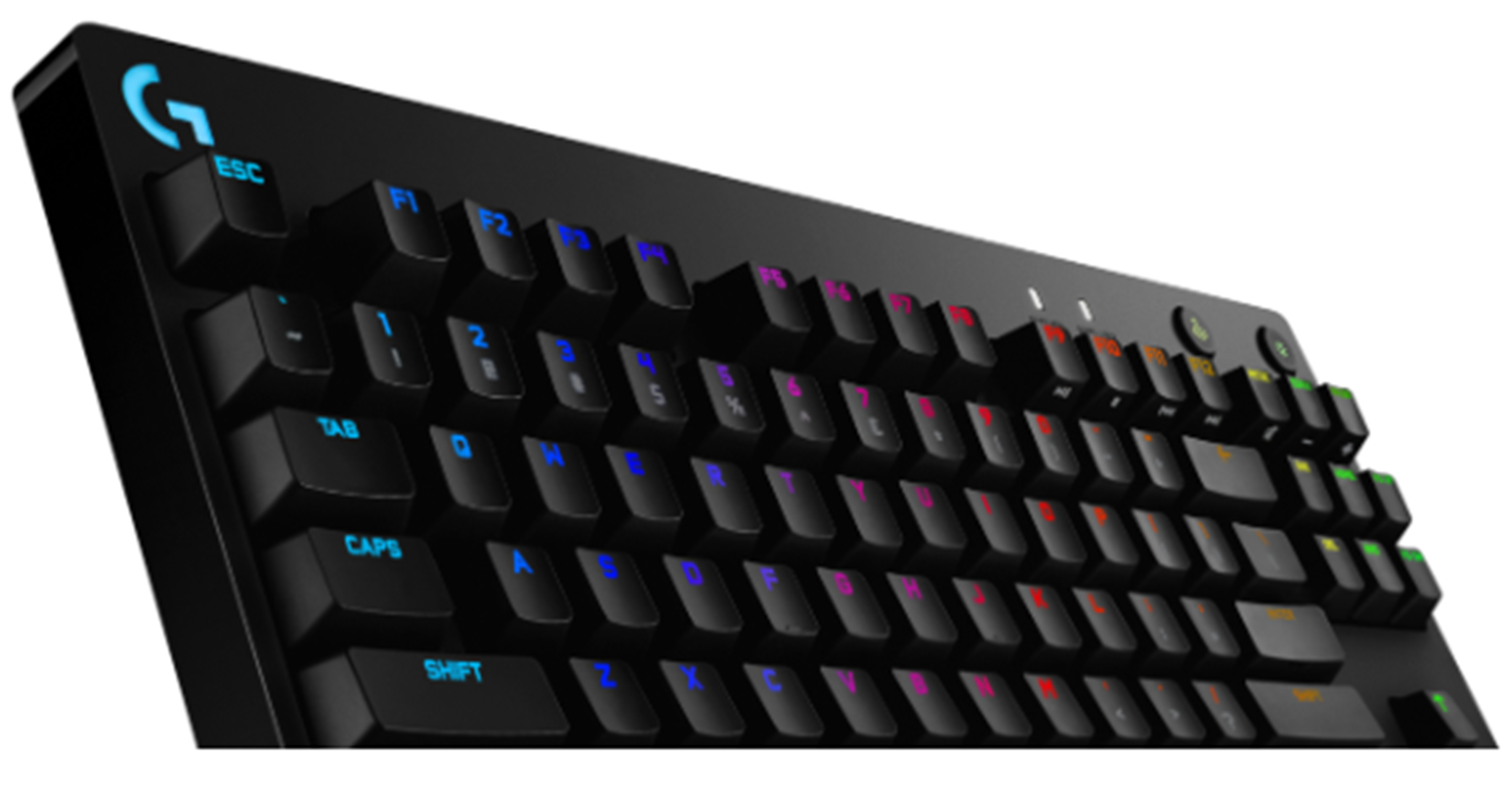 Logitech G Pro X Gaming Keyboard with GX BLUE CLICKY-Eng keycap & RGB ...