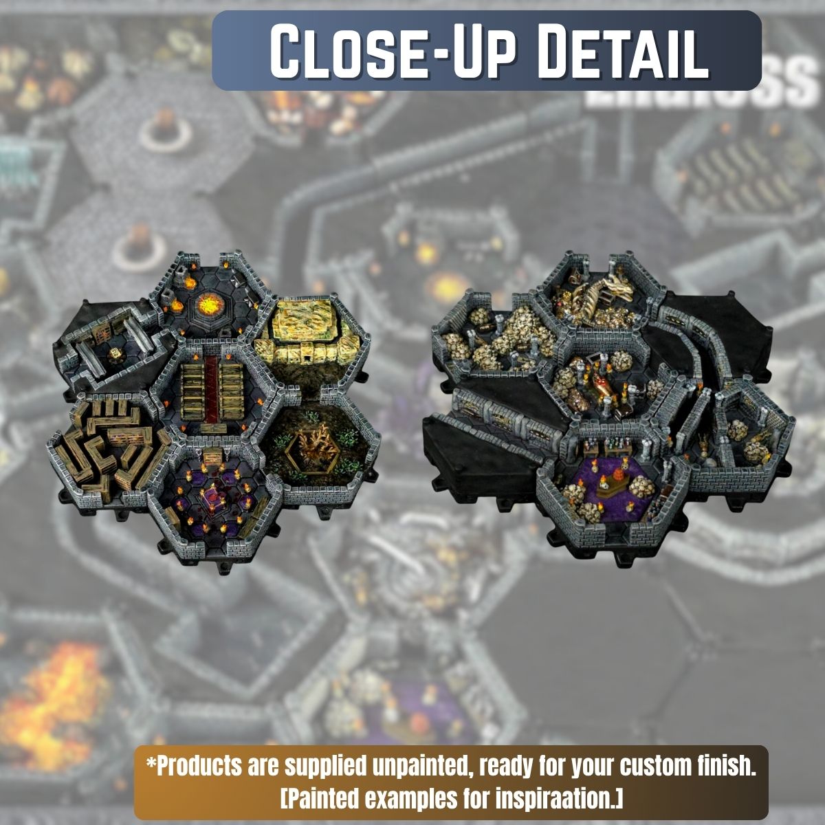 [Endless Dungeon] - Dungeon Traveler Set - Modular 3D Hex Maps For DnD ...