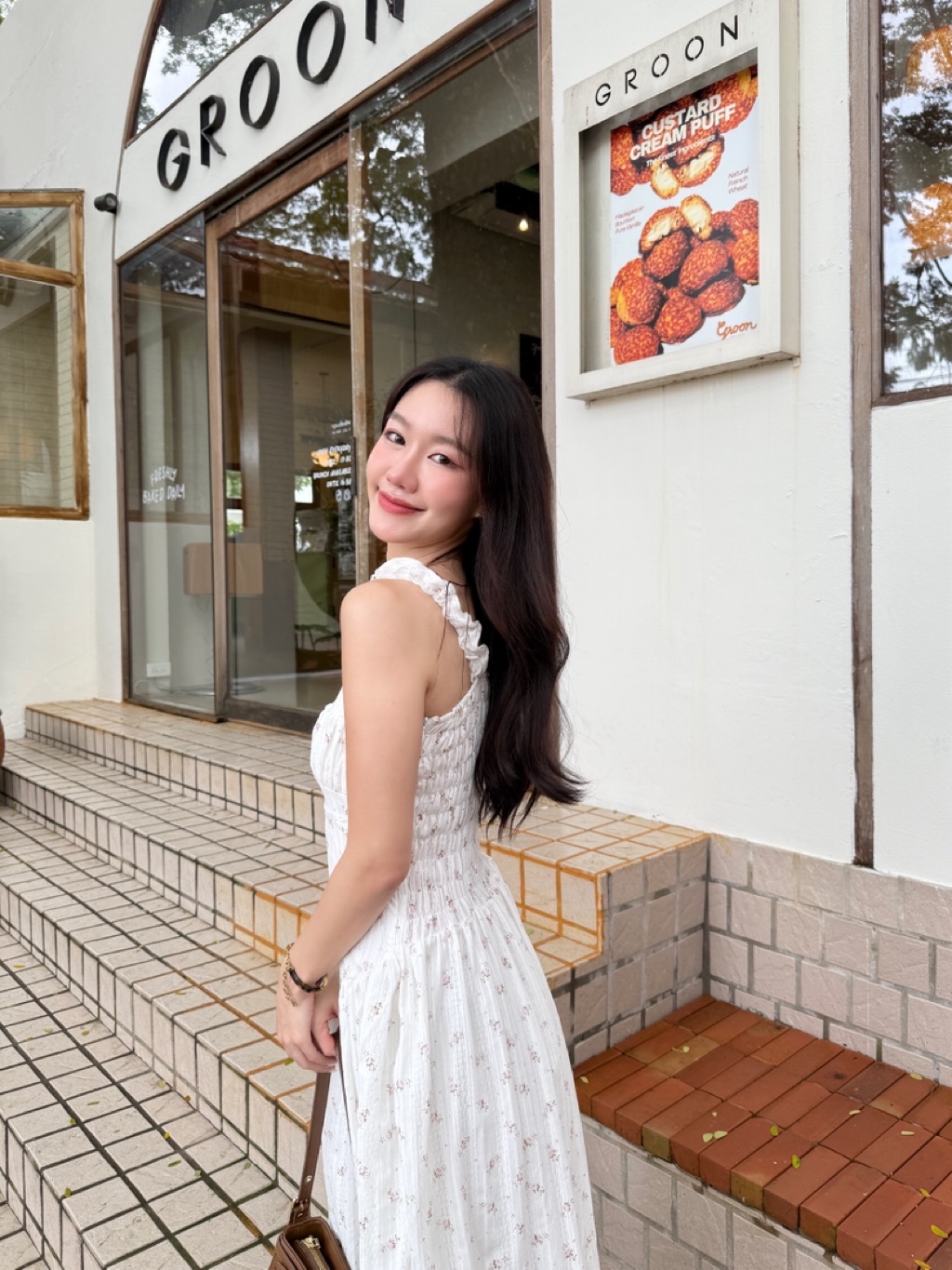 พร้อมส่ง Honey dress เดรสยาวลูกไม้ - G2N.clothshop | Shopee Thailand