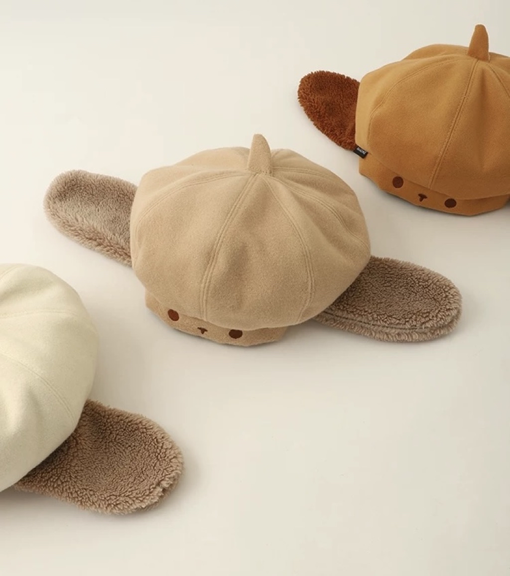 DB1174 Doggo hat หมวกเจ้าหมาน้อย หมวกเด็กกันหนาว | Shopee Thailand