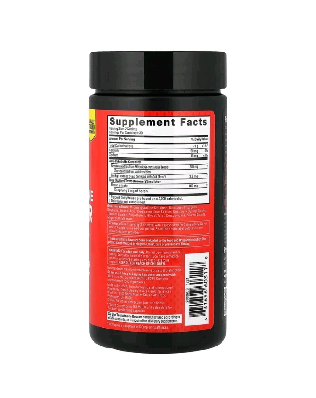 Six Star Testosterone Booster 60 แคปซูล (America's #1 Selling Sport ...