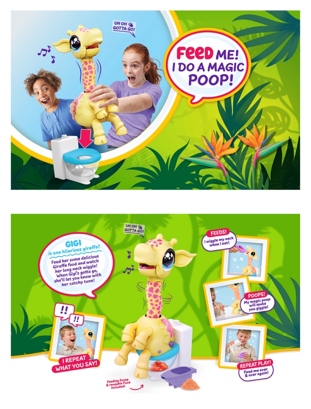 Little Live Pets Gotta Go Giraffe ชื่อ Gigi | Shopee Thailand