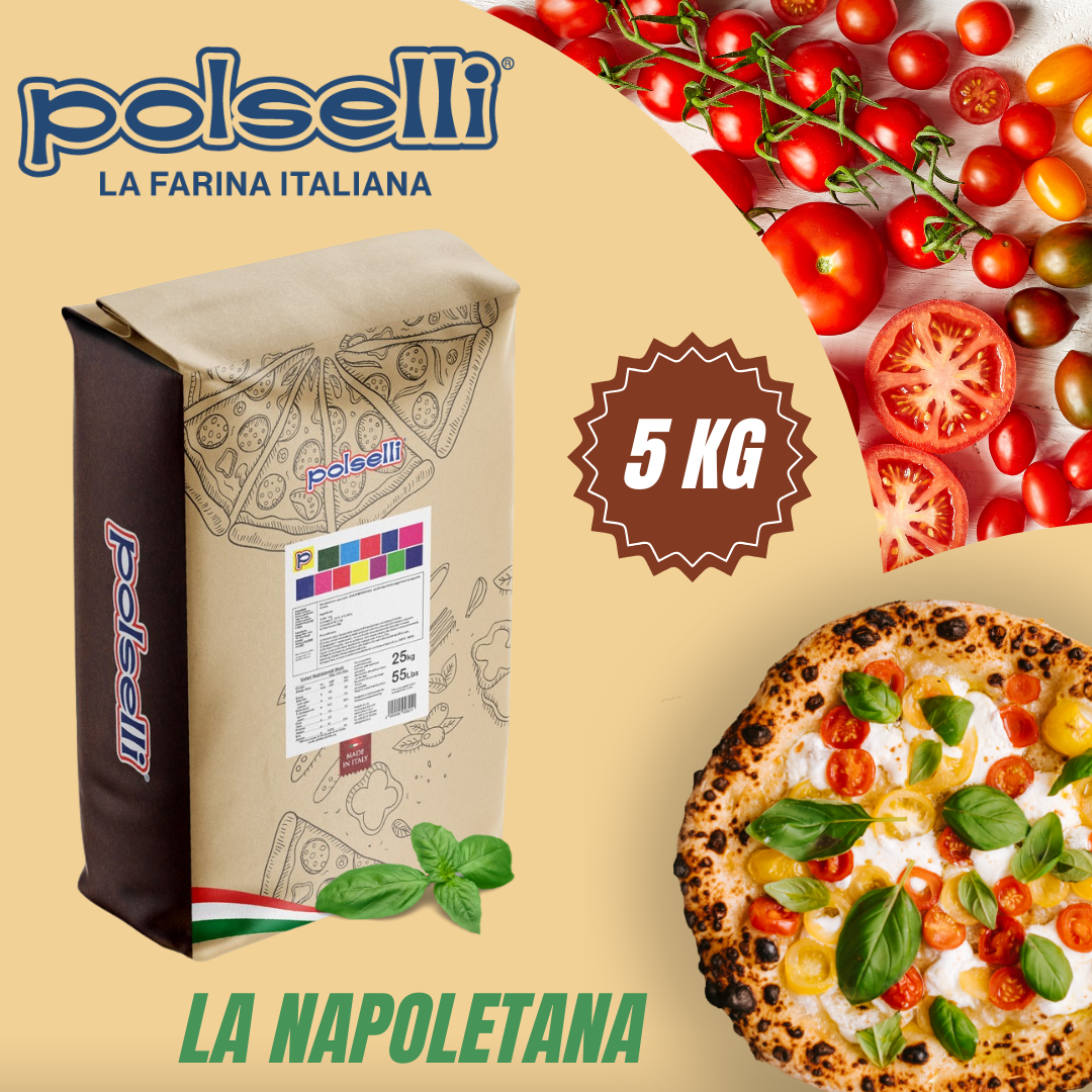 Polselli La Napoletana Contemporaneasoft wheat flour Type 00 Pizza ...
