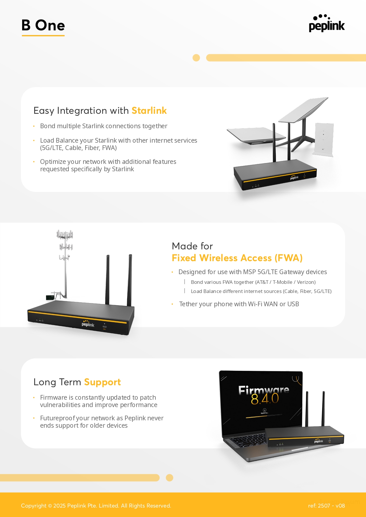 Peplink B One Dual-WAN Router Load Balance | Shopee Thailand