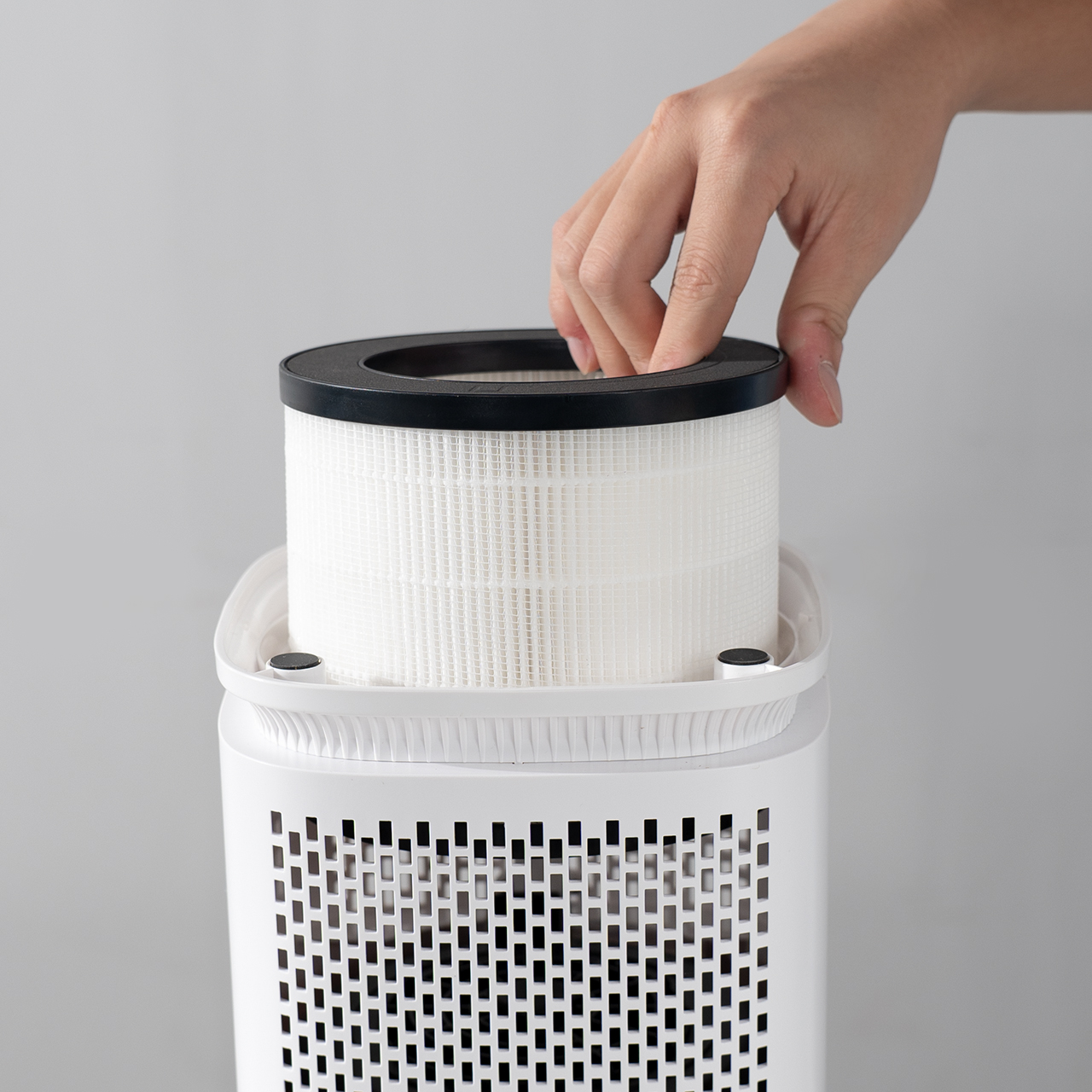 Simplus filter element เครื่องฟอกอากาศสำหรับห้องนอน PM2.5 กำจัดสารก่อภูมิแพ้ด้วยแผ่นกรอง HEPA ...