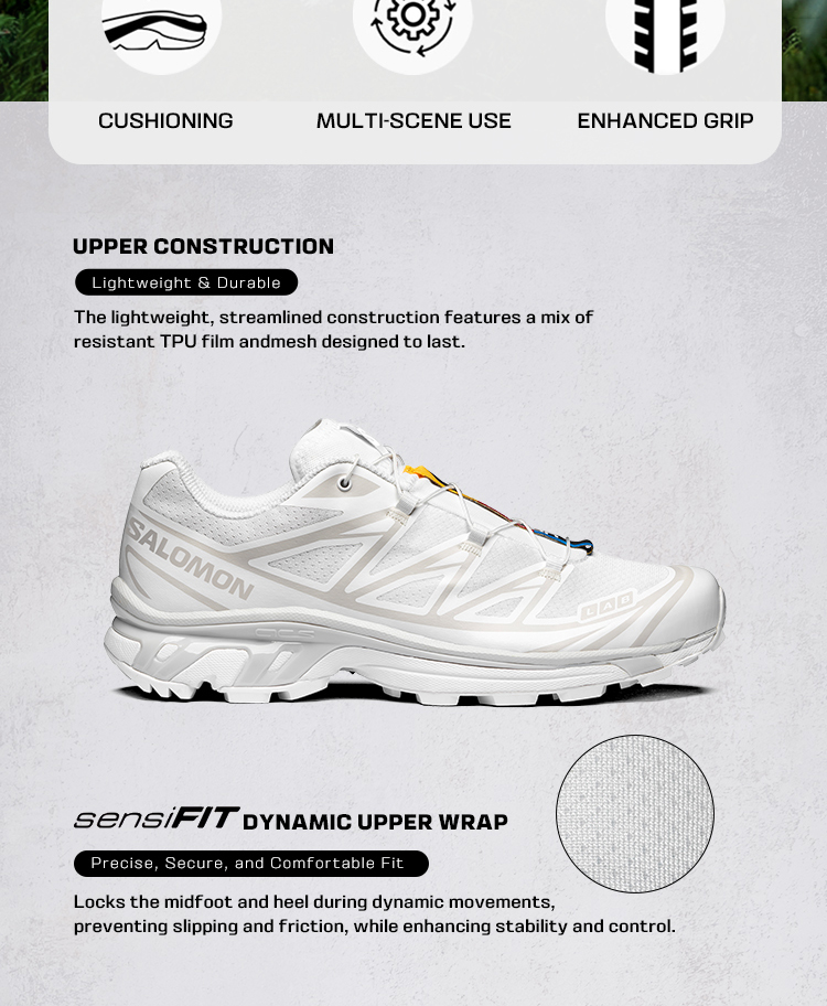 SALOMON XT-6 Unisex Sneakers รองเท้าผ้าใบยูนิเซ็กซ์ L47737700 Official ...