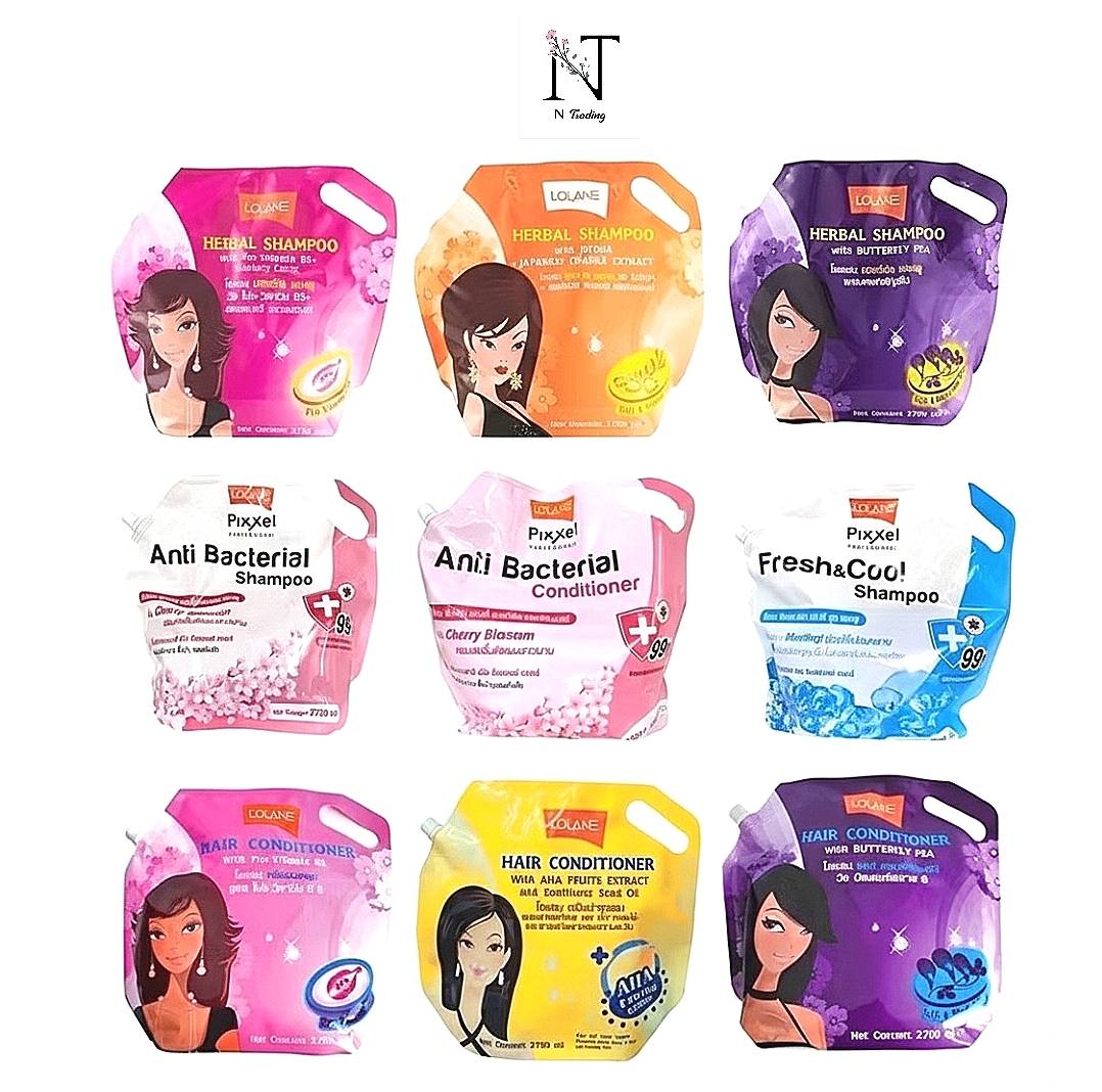 Lolane Shampoo & Conditioner | โลแลน เฮอร์บัล แชมพู และ ครีมนวด ชนิดถุง ...
