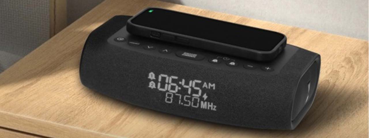 JBL Rise ลำโพงบลูทูธ พร้อมวิทยุและนาฬิกาปลุก | Shopee Thailand