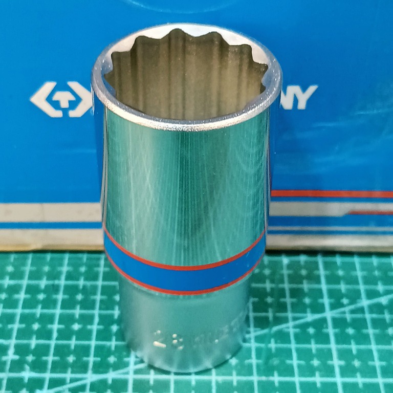 KING TONY ลูกบล็อกยาว 1/2"(4หุน) 12 เหลี่ยม เบอร์ 28 มม. รุ่น 4230 ...