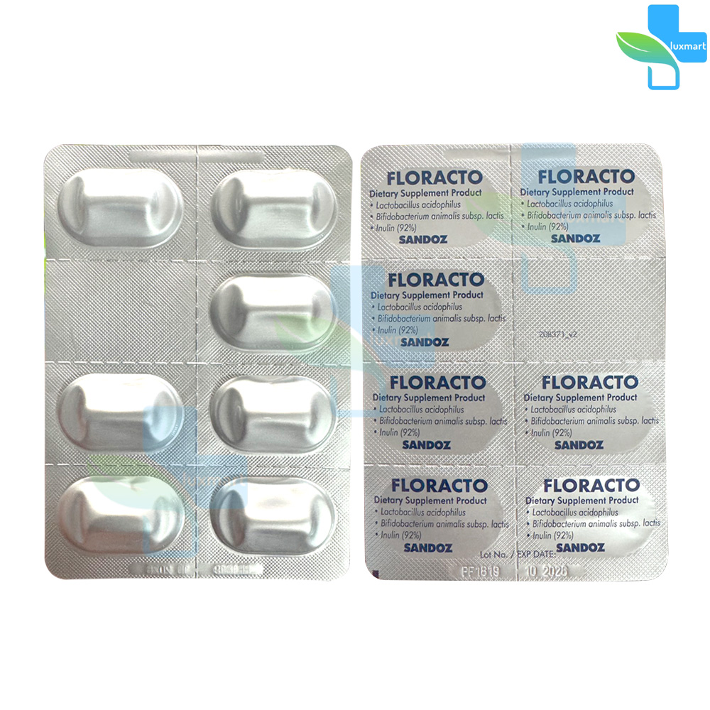 Floracto Probiotics by Sandoz | โปรไบโอติก ช่วยปรับสมดุลลำไส้ 14 แคปซูล ...