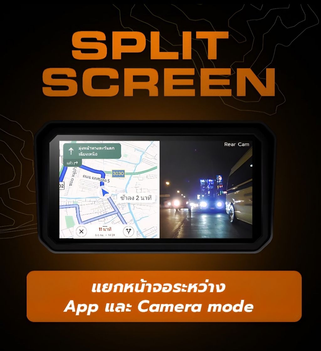 Motovision X1S กล้องติดรถมอเตอร์ไซร์ ดูแผนที่ได้ จอถอดเก็บได้ | Shopee ...