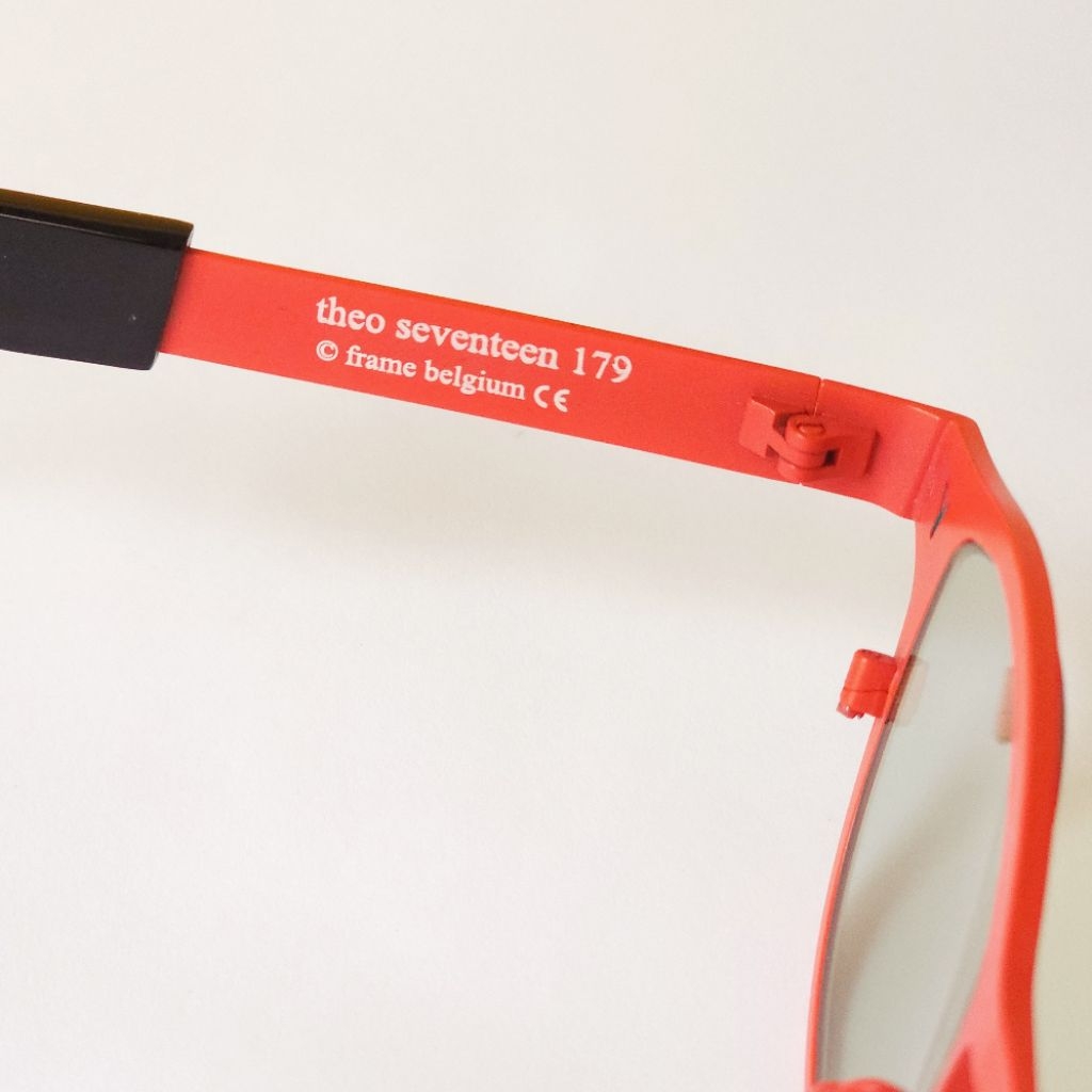 Theo Seventeen 179 Frame BelgiumPure Titanium Frameมือสอง สภาพ ดี เลนส์ ...