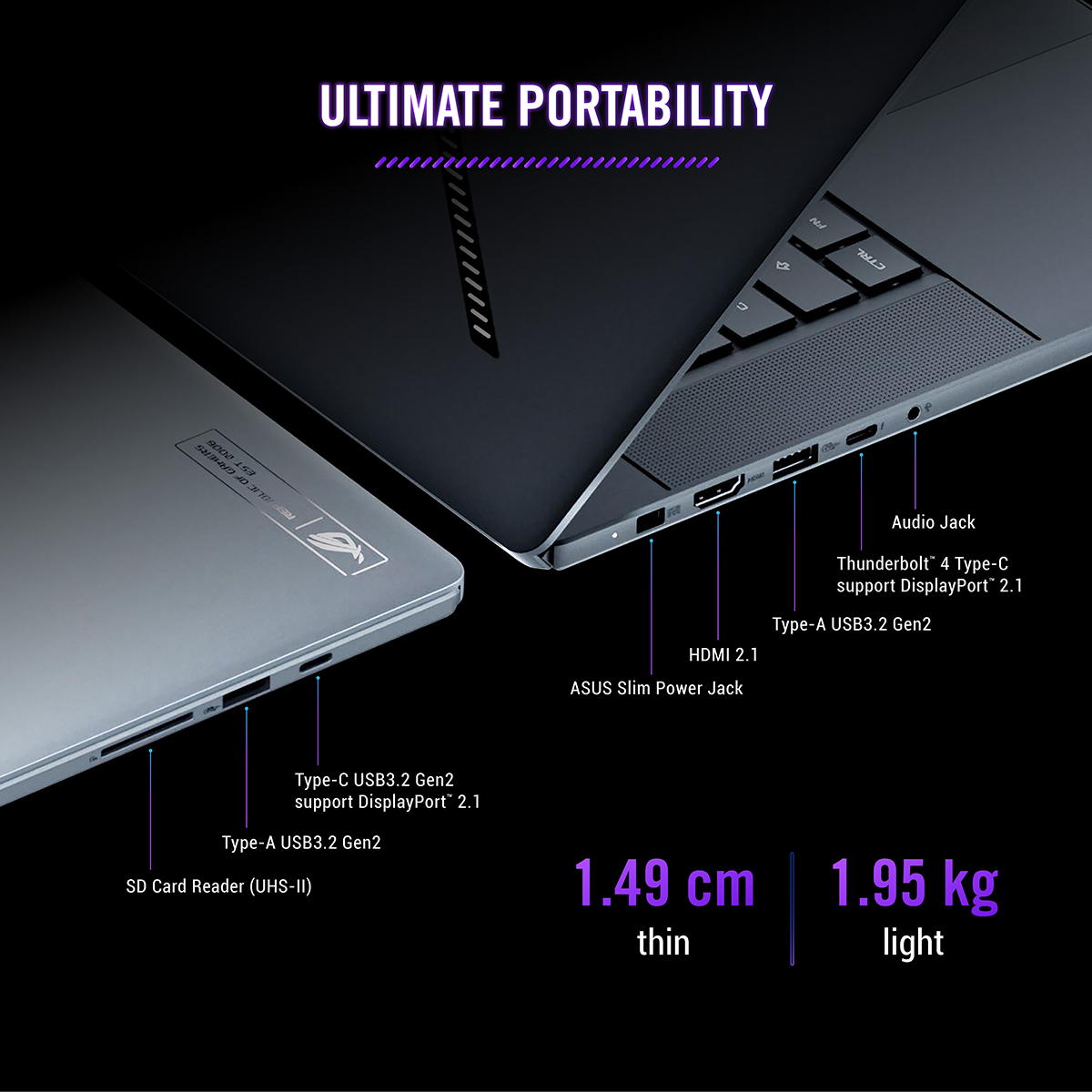 ASUS ROG Zephyrus G16 (GU606AX-TB082WA) 16" 2.5K OLED, 240Hz, U9-386H ...