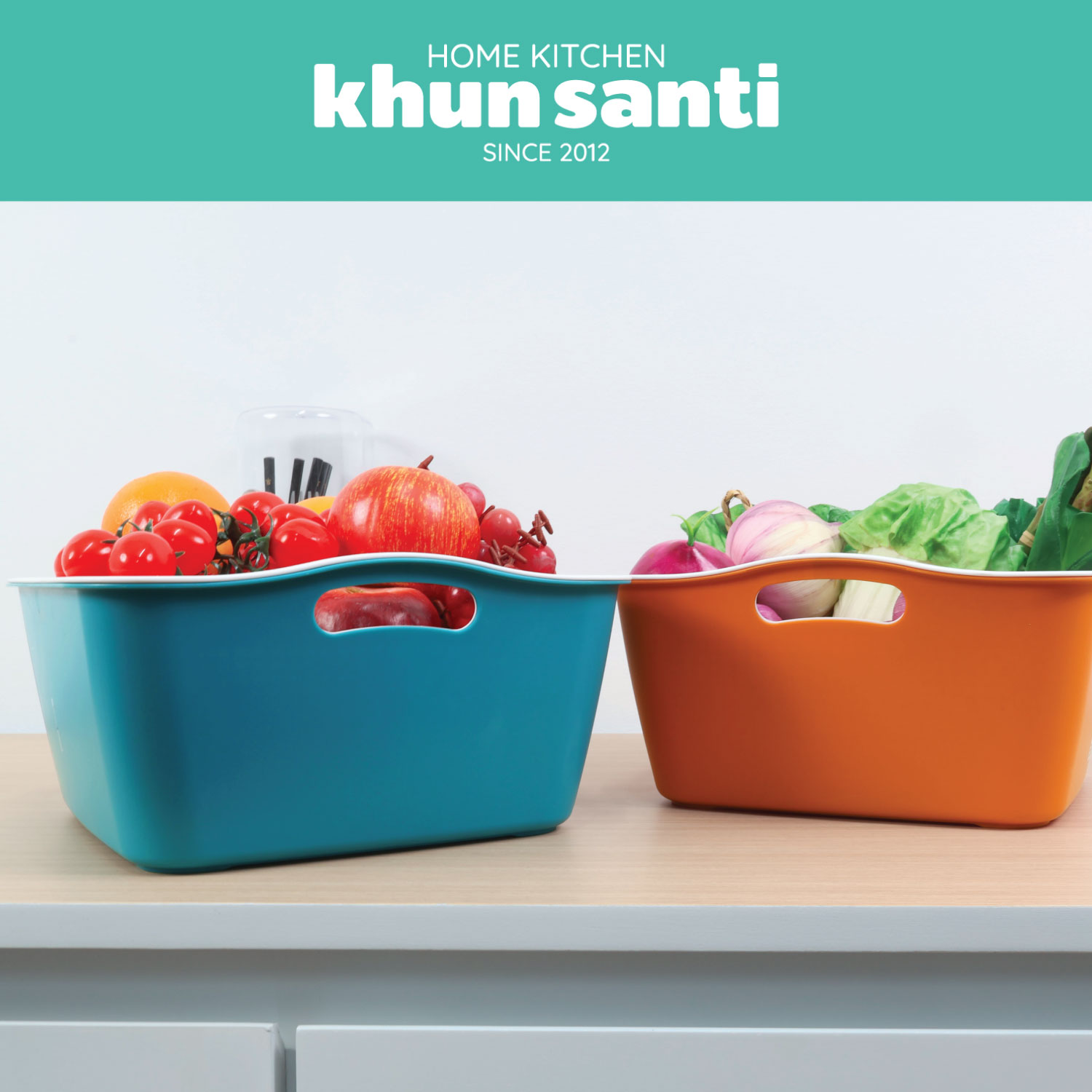 KHUN SANTI ชุดกระบะพลาสติกพร้อมตะแกรงอเนกประสงค์ ขนาด : 29(ก) x 28.5(ย) x 14.5(ส) cm D-272 ...