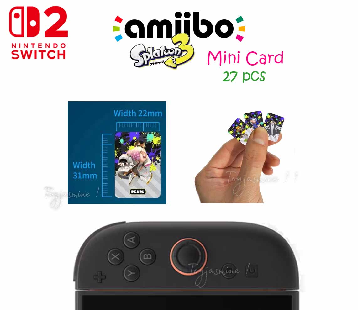 พร้อมส่ง!! Amiibo Card Splatoon 3 (27pcs) Nintendo Switch / Wii U with ...