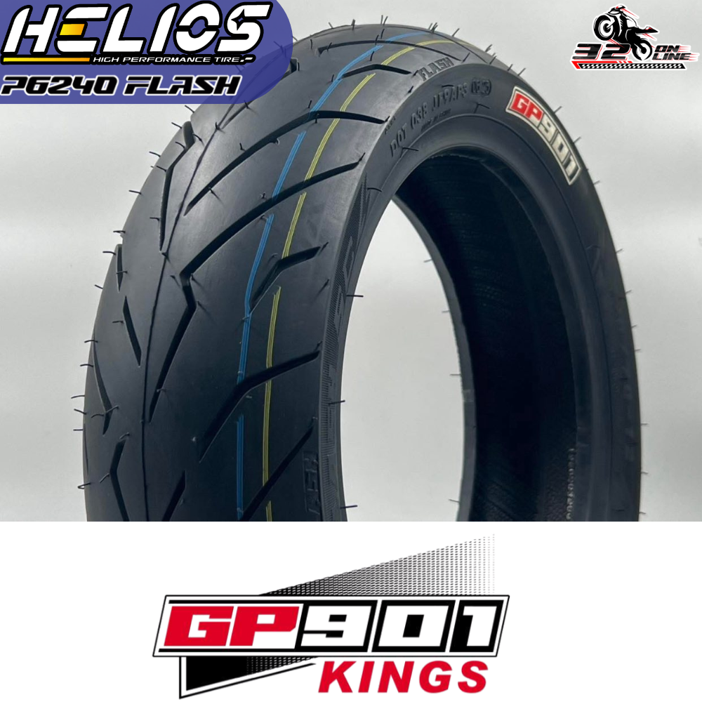 ยางป้ายฟ้า!! ยาง HELIOS GP901 รุ่น P6240 FLASH ขอบ 10 , ขอบ 12 , ขอบ 13 ...