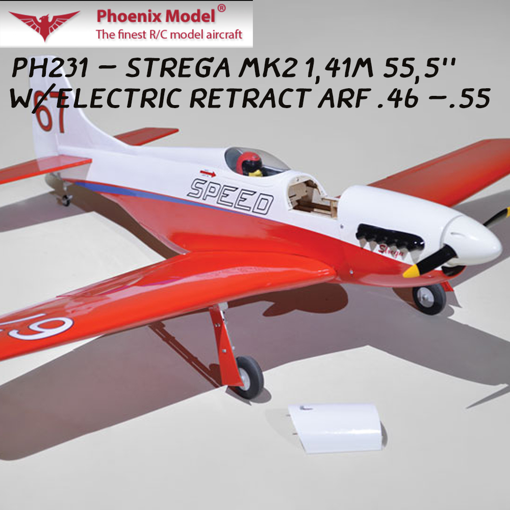 Phoenix Model PH231 – STREGA MK2 1,41m 55,5'' W/Electric Retract ARF ...