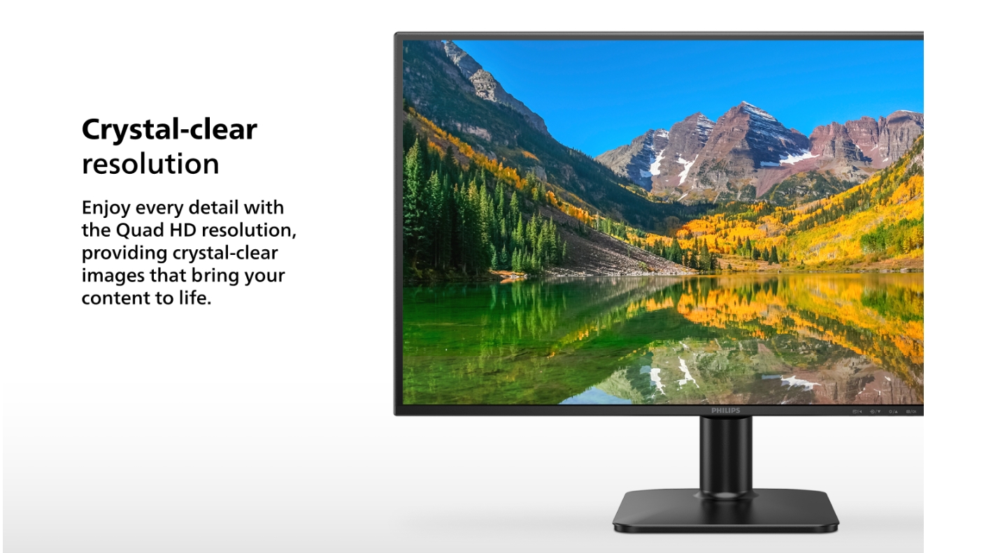 Philips 27E2N1500 27" 2K Quad HD Monitor - IPS 120Hz, 1ms MPRT ...