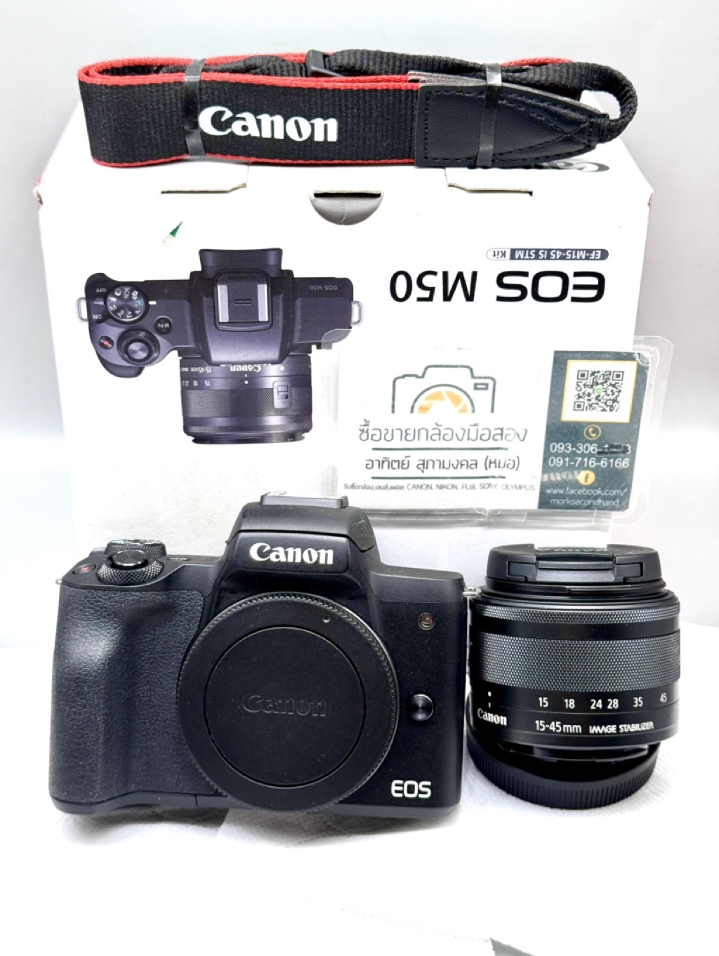 canon m50 +15-45 is stm.อดีตประกันศูนย์ 🔴ผ่อนได้ | Shopee Thailand