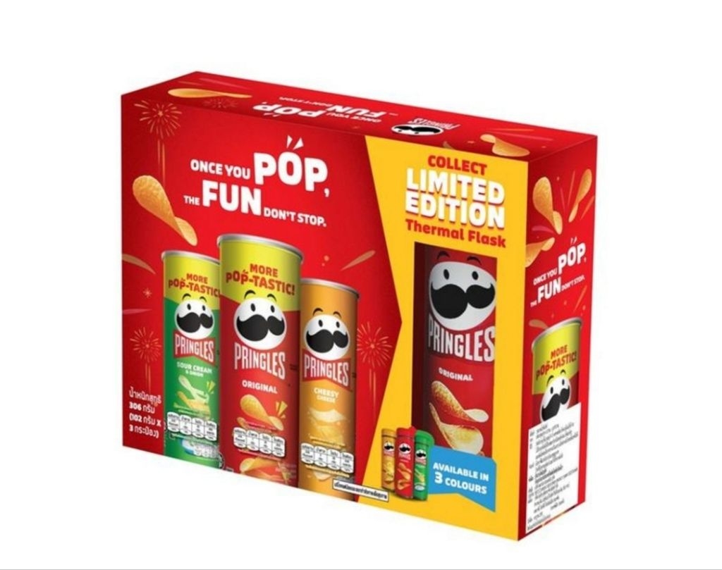 พร้อมส่ง ️Pringles Gift Box + Tumbler พรีเมียม | Shopee Thailand